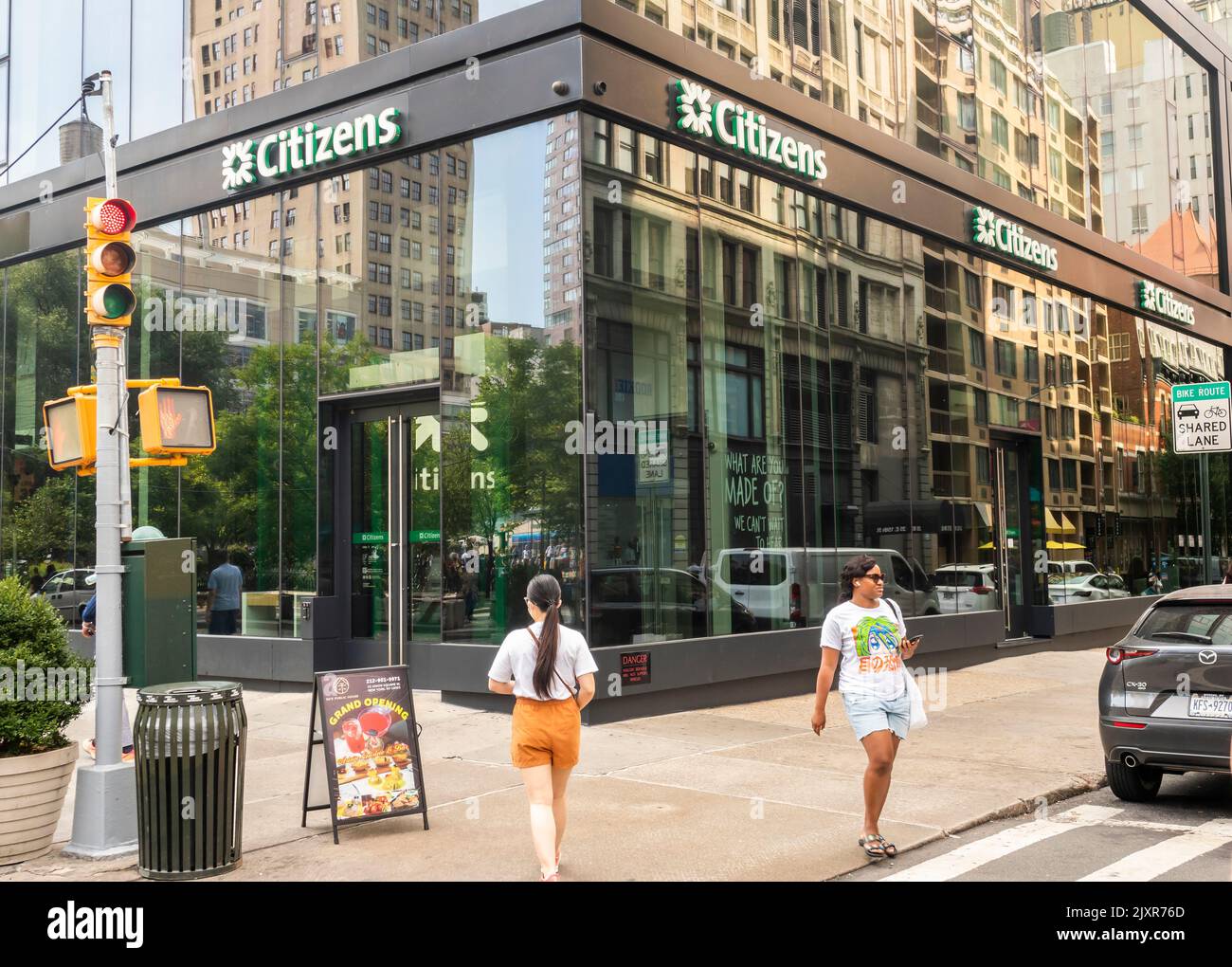 A branch of Citizens Bank in the Union Square neighborhood in New York ...