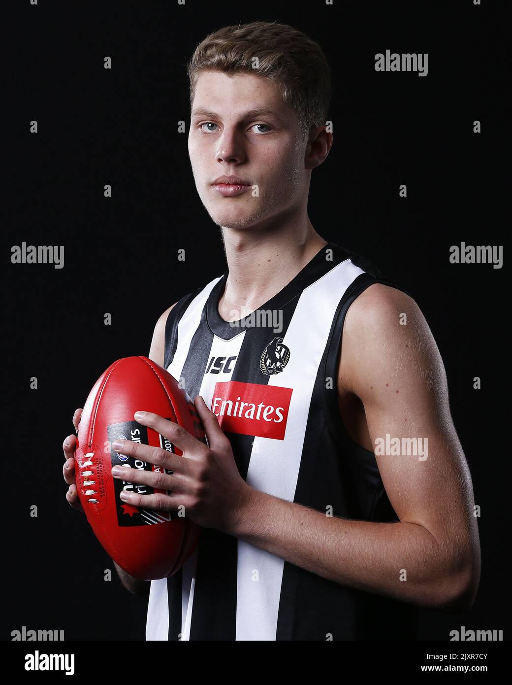 Number 29 draft pick Will Kelly of the Magpies (father-son selection ...