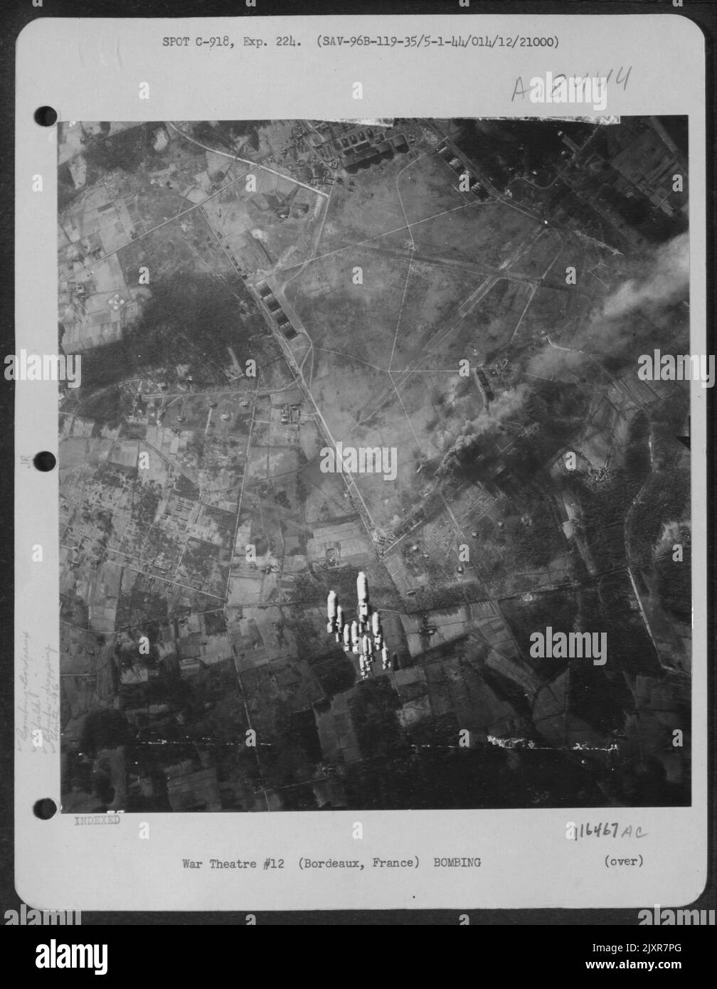 Bombs Dropped By Planes Of The 96Th Bombardment Group, 8Th Air Force On ...