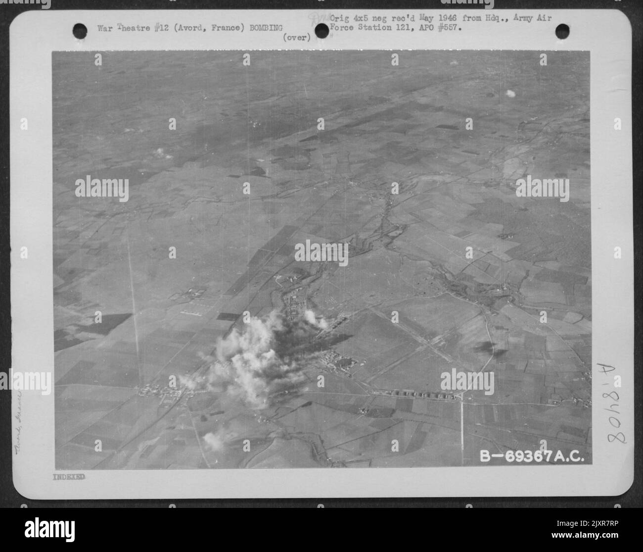 Smoke Rises From Exploding Bombs Which Have Hit Their Targets On An ...