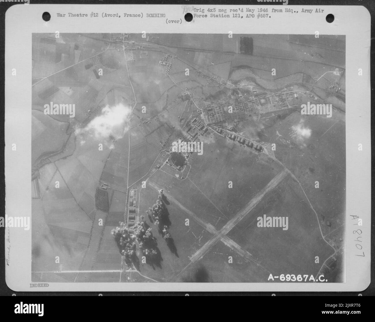 Smoke Rises From Exploding Bombs Which Have Hit Their Targets On An ...