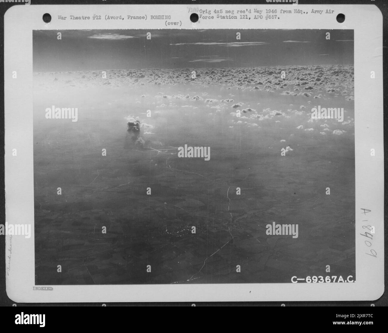 Smoke Rises From Exploding Bombs Which Have Hit Their Targets On An ...