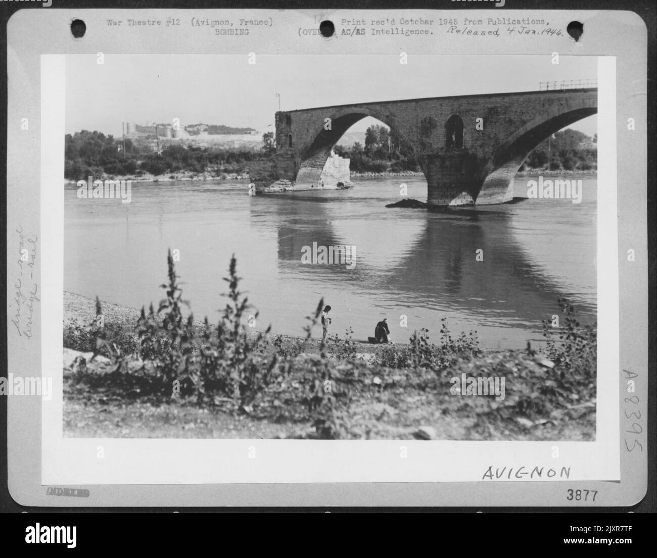 The Ancient Bridge At Avignon Was Broken By Time: The Modern Rail And ...