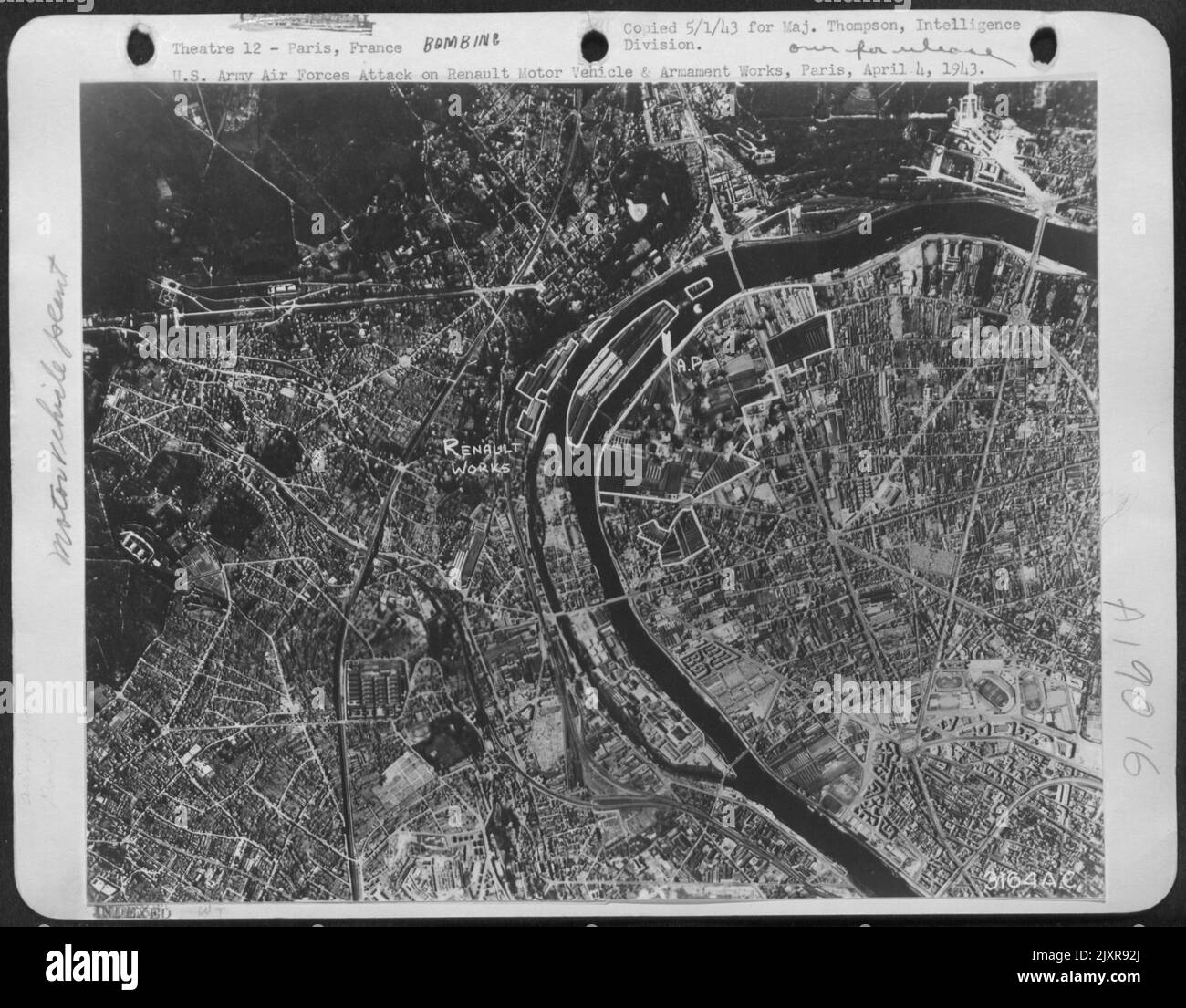 U.S. Army Air Forces Attack on Renault Motor Vehicle & Armament Works ...