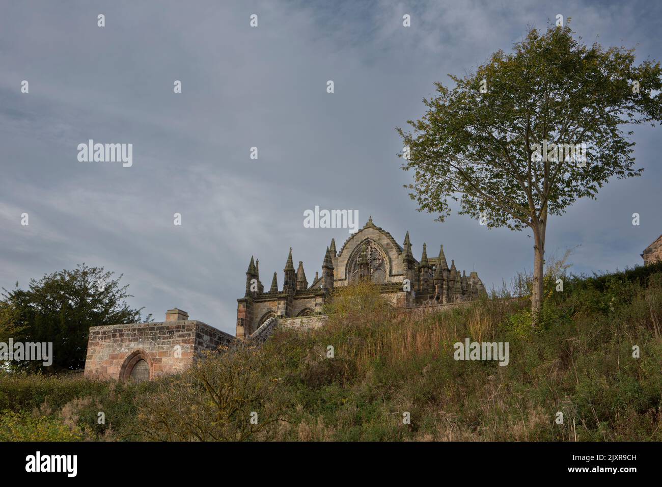 Rosslyn Chapel in Scotland Stock Photo - Alamy