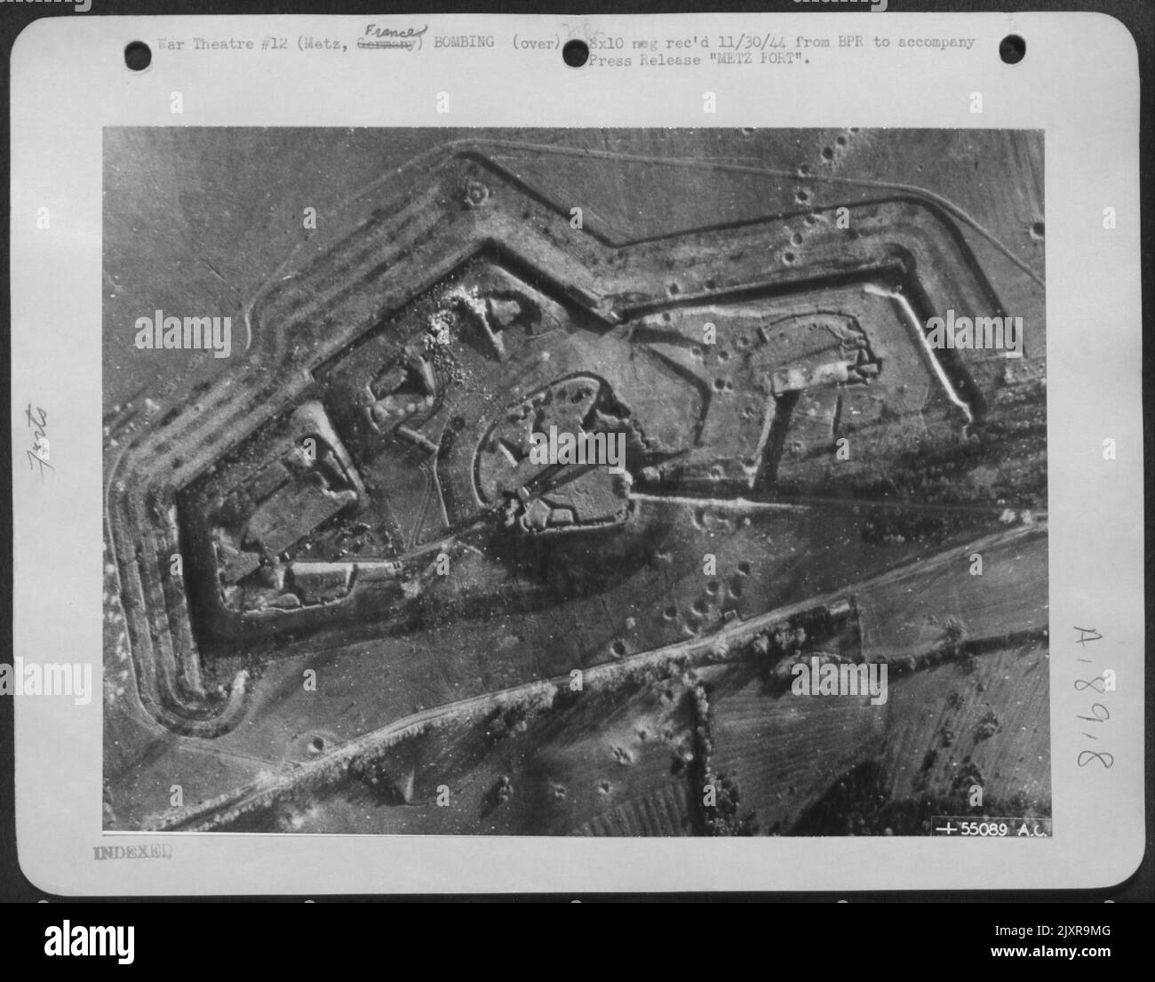 This fortification in the Metz area was photographed by a ...