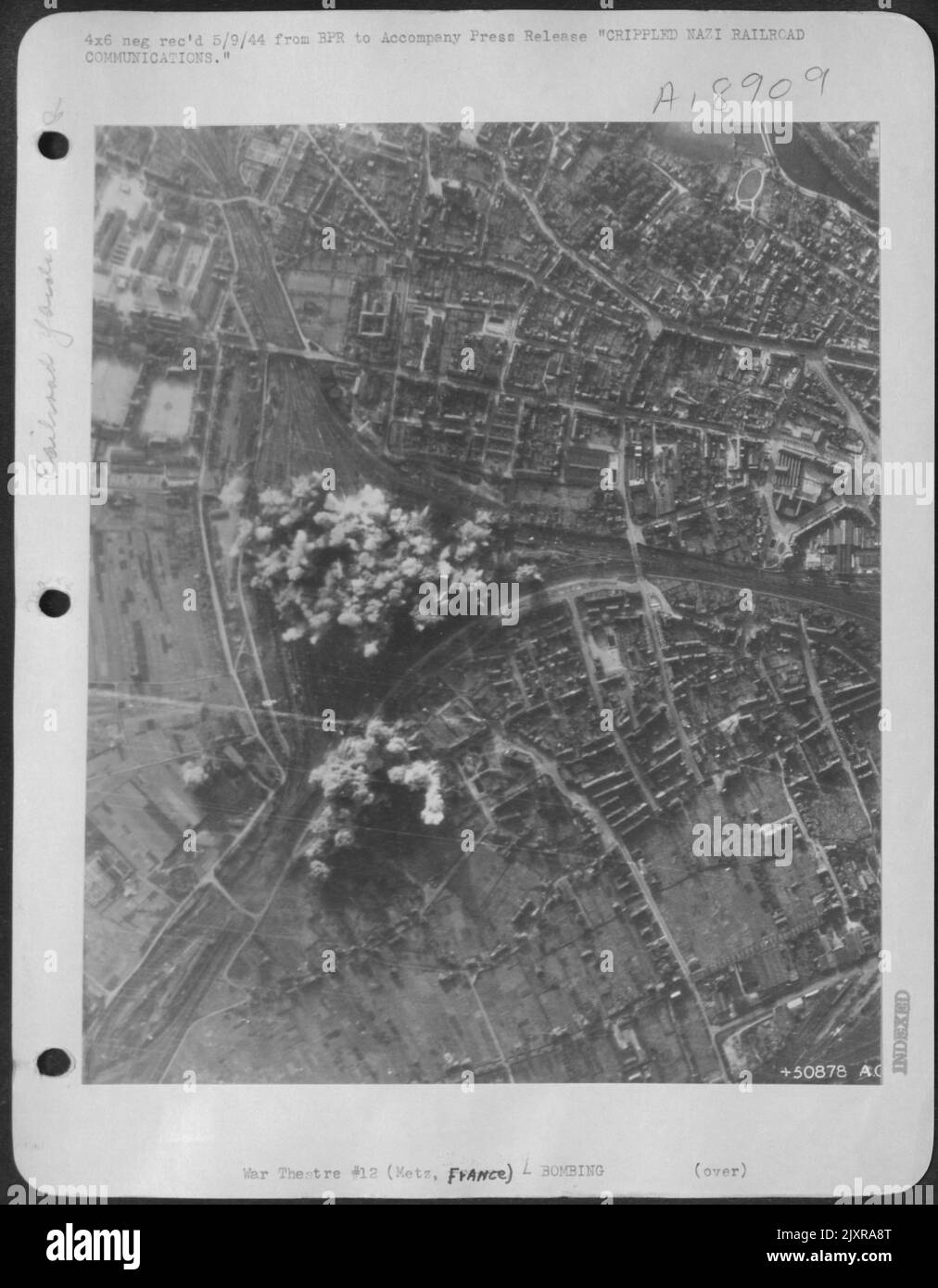 CRIPPLING NAZI RAILROAD COMMUNICATIONS-Liberators and Flying Fortresses ...