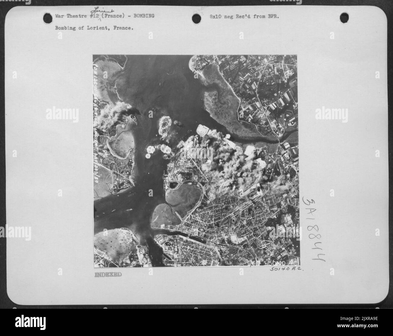 Bombing of Lorient, France Stock Photo - Alamy