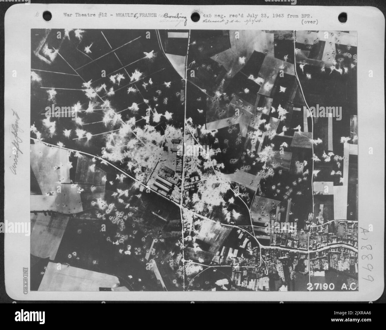 This shows the beautiful photo work done by our reconnaissance boys ...