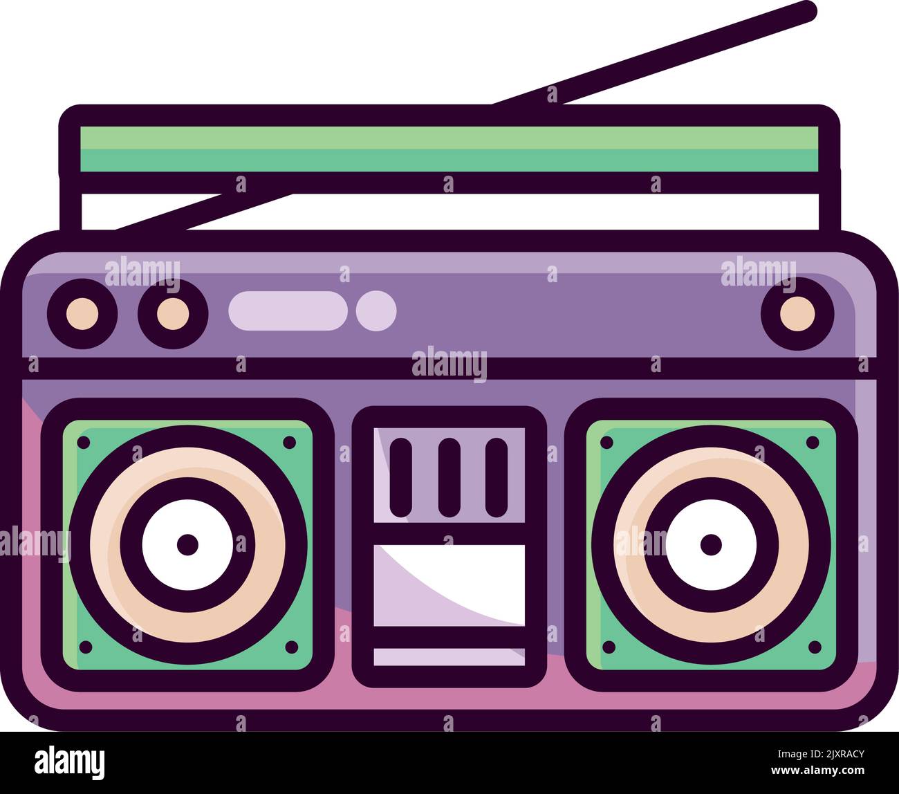 radio 90s modern style Stock Vector Image & Art - Alamy