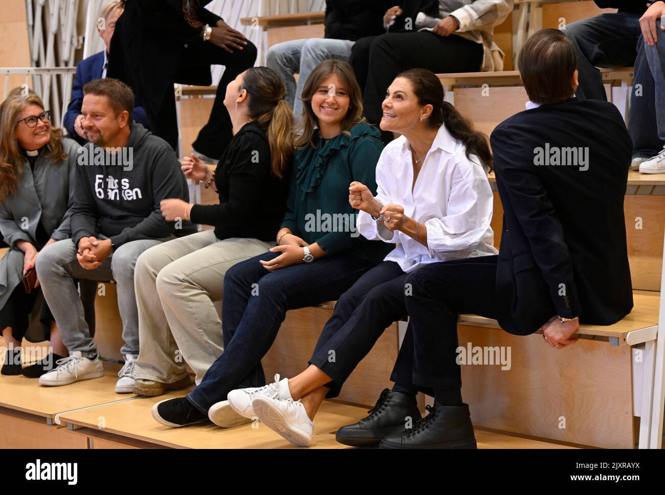 Prince Daniel and Crown Princess Victoria visit Steninge school where ...