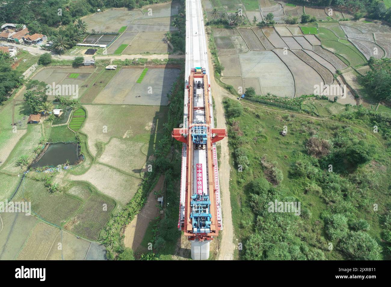 Jakarta. 7th Sep, 2022. Aerial photo taken on Sept. 7, 2022 shows a ...