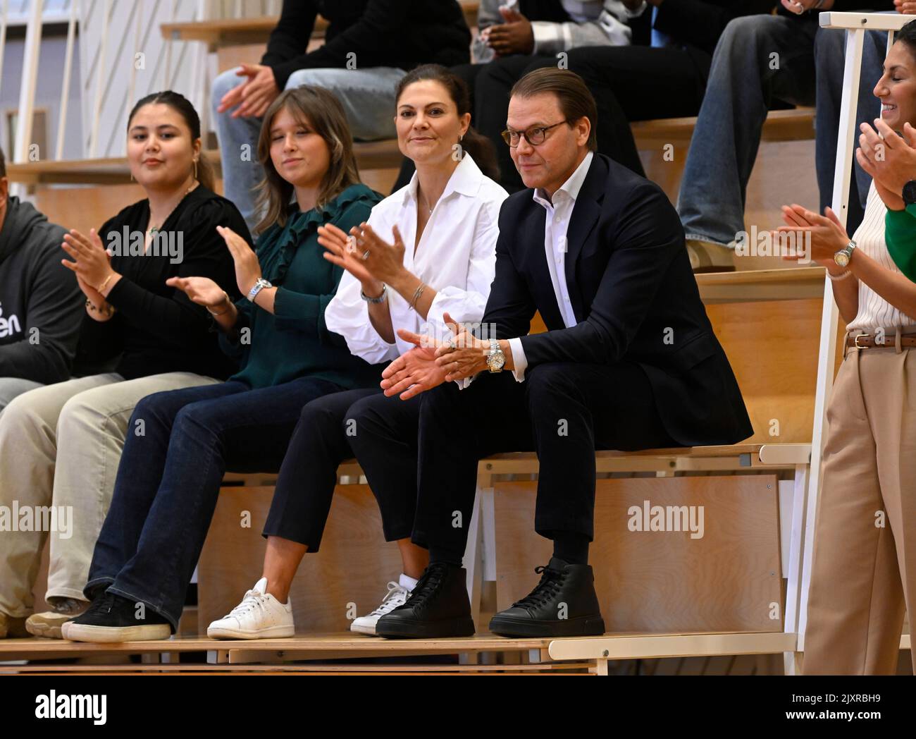 Prince Daniel and Crown Princess Victoria visit Steninge school where ...