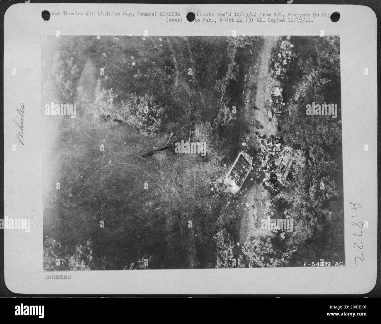 FRANCE-Battle activities during battle for Falaise Gap on 20 August 44 ...