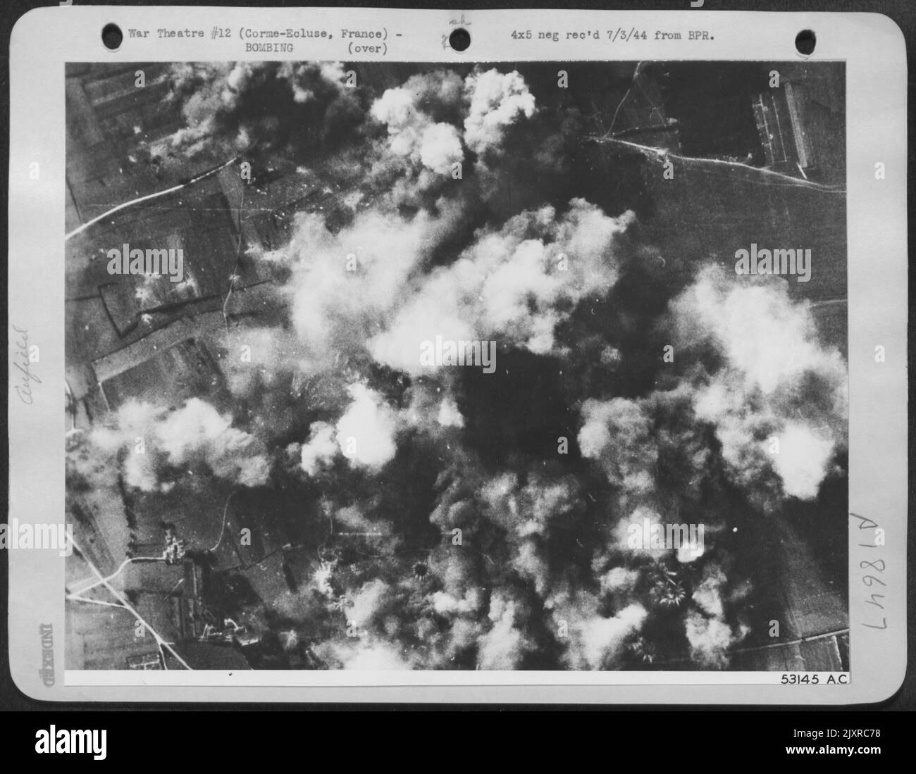 At the Corme-Ecluse airfield, about 40 miles north of Bordeaux, France ...
