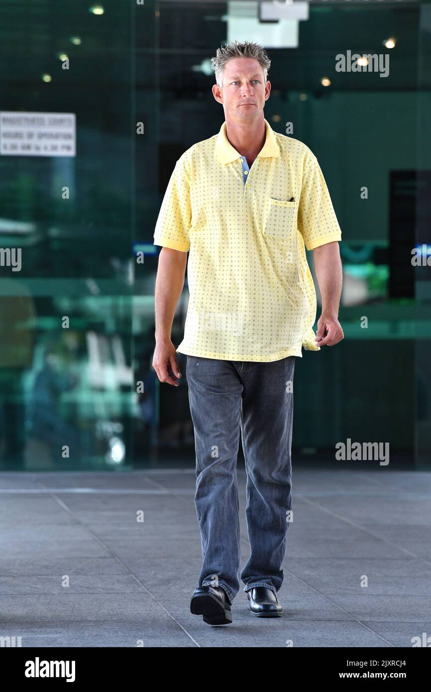 Kevin Mason, the brother of victim Annette Mason is seen at the ...