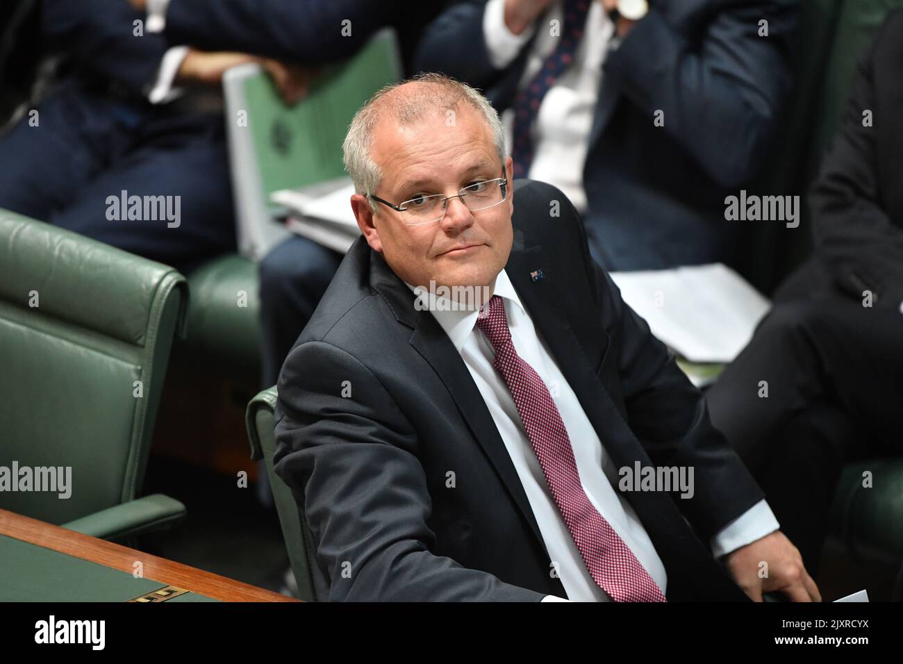Prime Minister Scott Morrison during Question Time in the House of ...