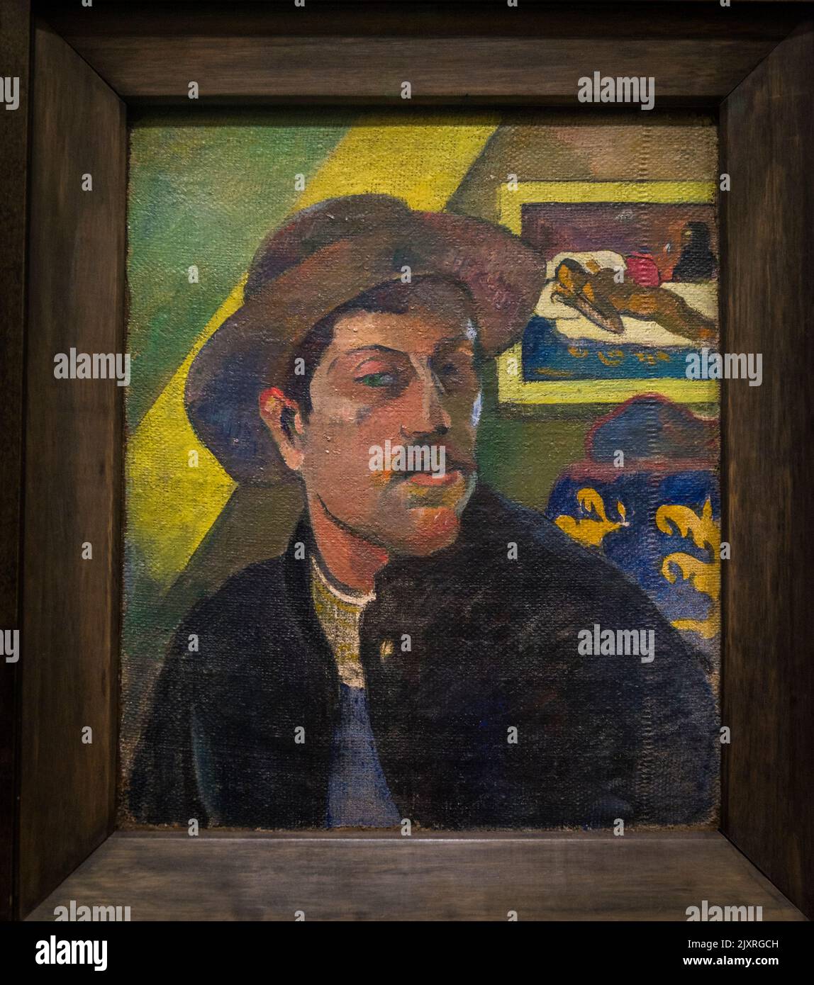 Paul Gauguin,, Self-portrait, 1893, , Musée d'Orsay, Paris, France ...