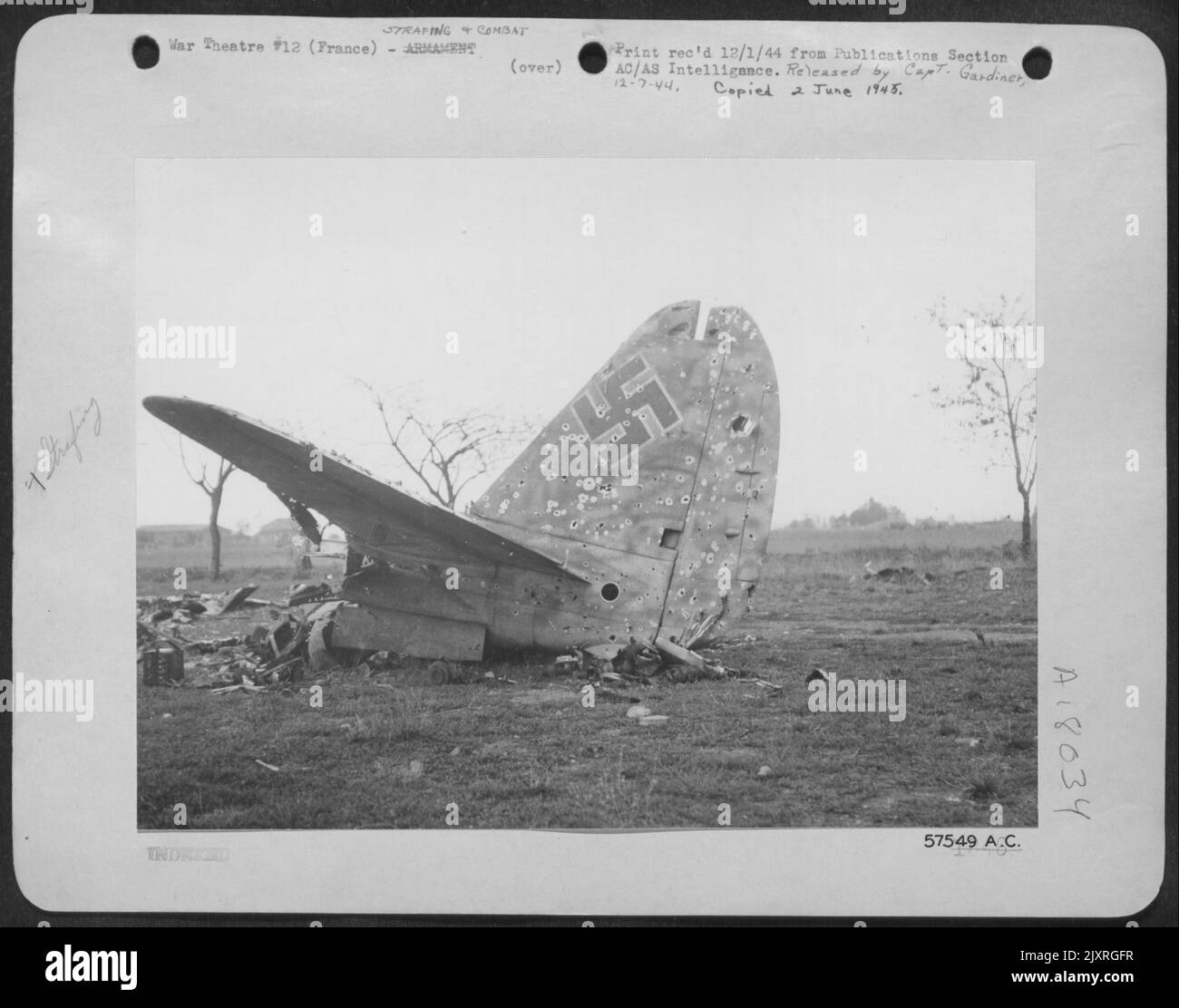 The Tail Of This German Fighter Was Literally 'Chewed Off' By Strafing ...