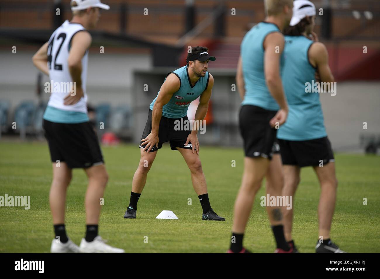 Travis Boak is seen during a Port Adelaide Power preseason training ...