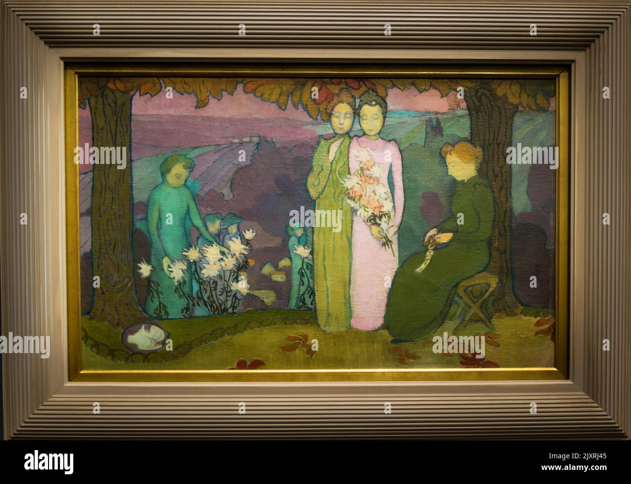 October evening by Maurice Denis, Musée d'Orsay, Paris, France Stock ...