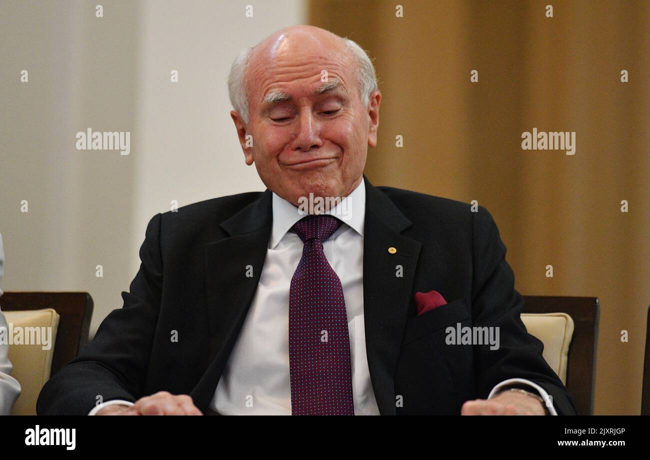 Former prime minister John Howard at the opening of the University of ...