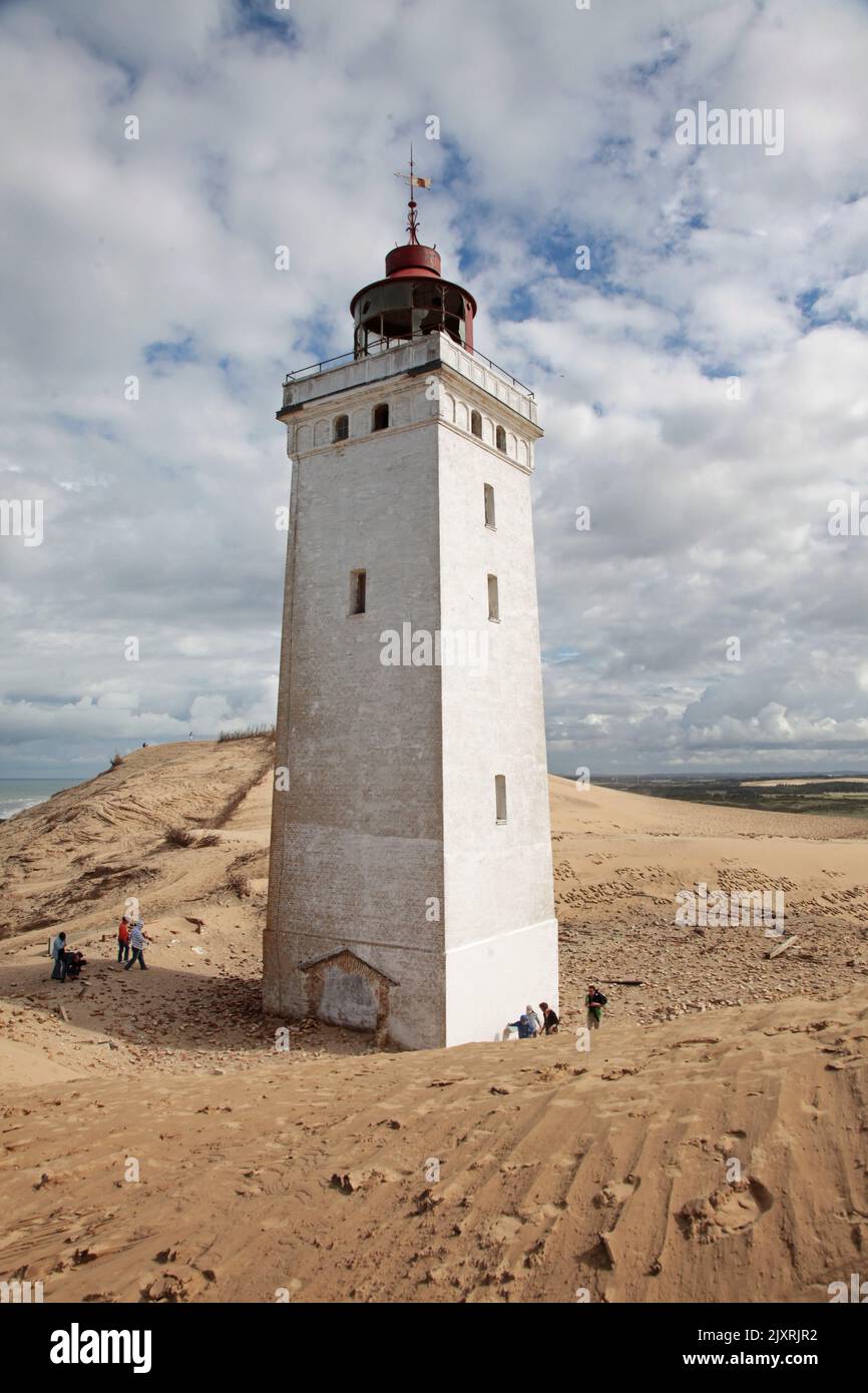 Rubjerg Knude is an almost beaten lighthouse near Lønstrup in northern ...