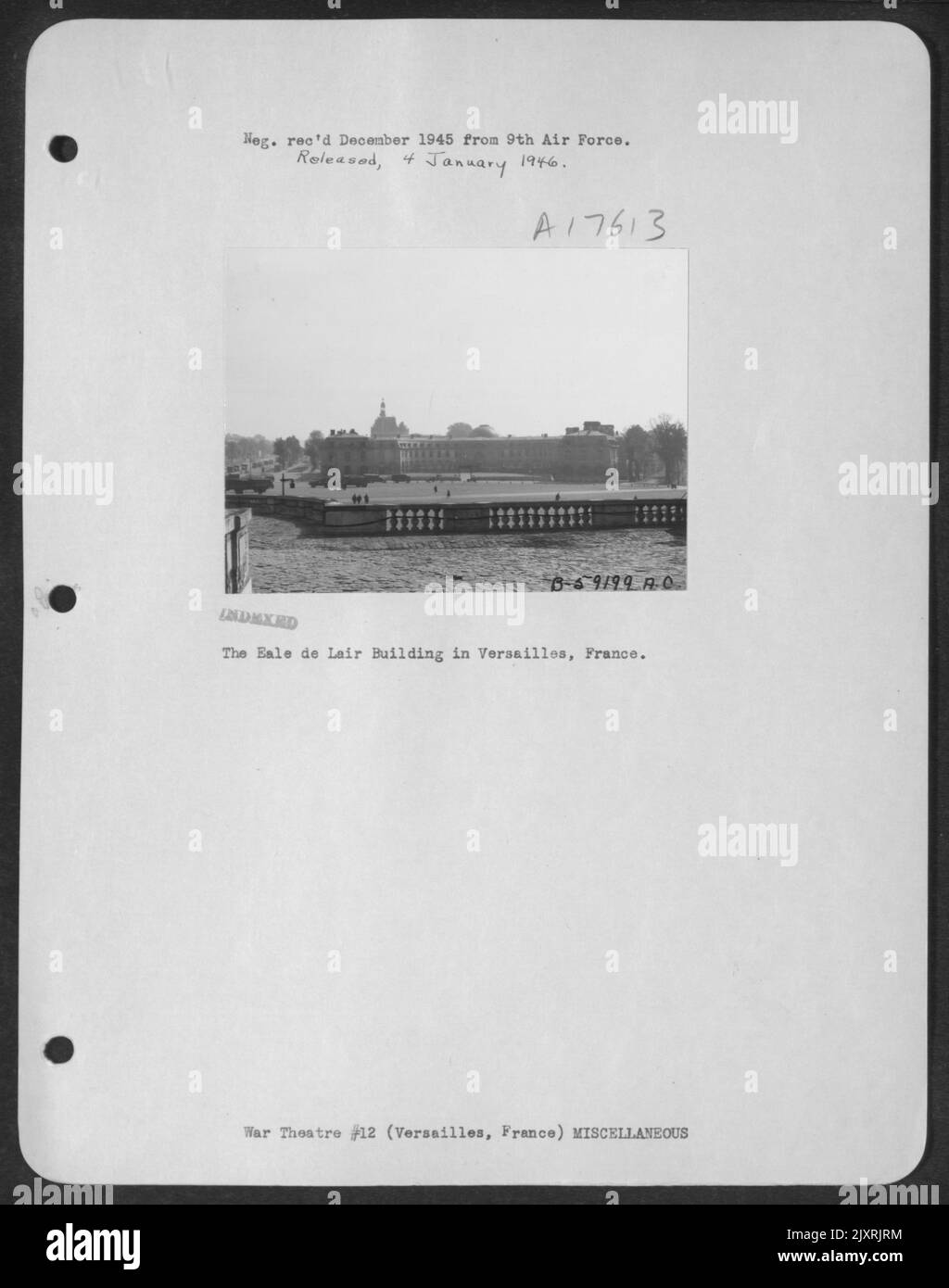 The Eale De Lair Building In Versailles, France Stock Photo - Alamy