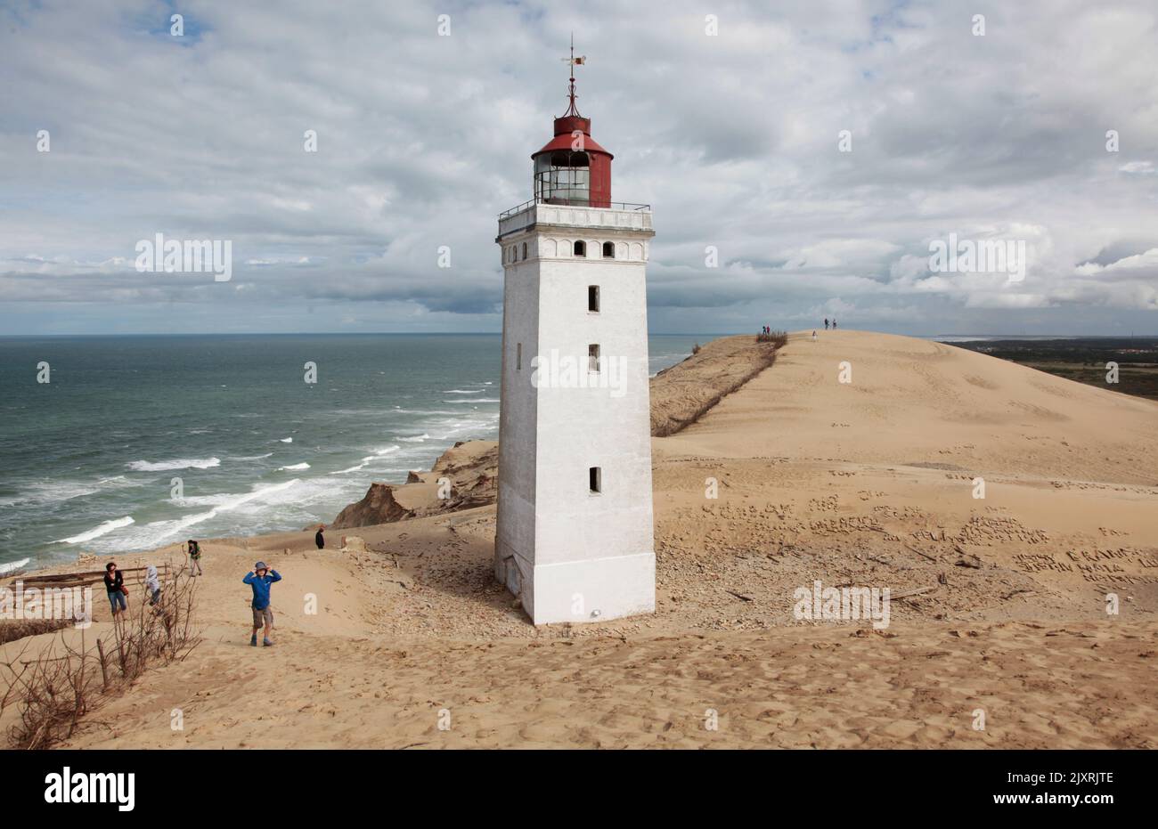 Rubjerg Knude is an almost beaten lighthouse near Lønstrup in northern ...