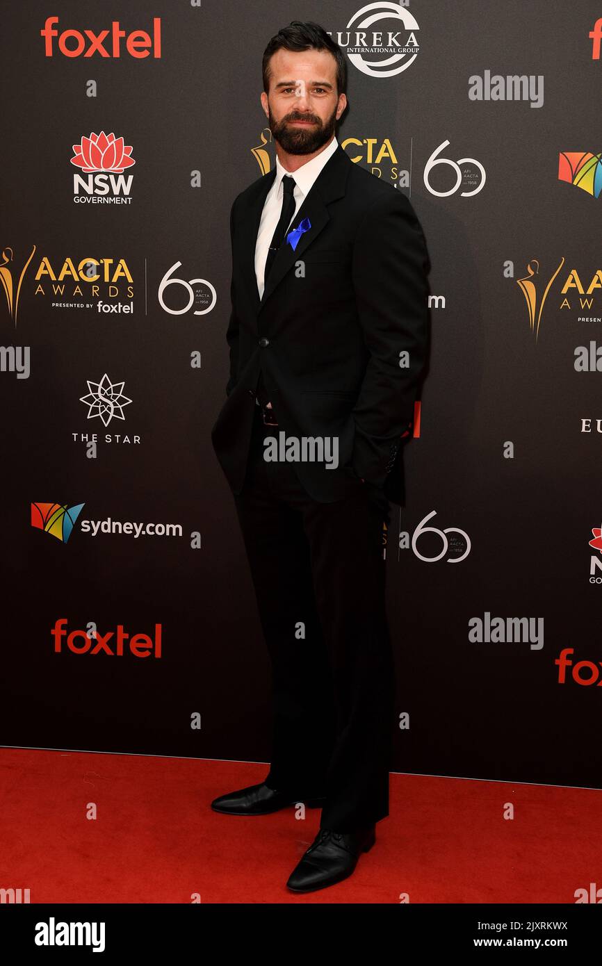 Charlie Clausen arrives at the AACTA Awards at The Star, in Sydney ...
