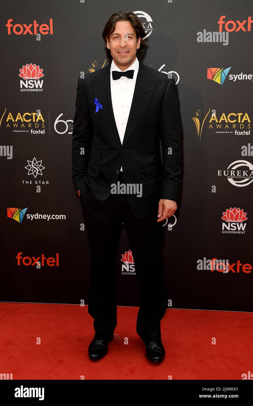 Don Hany arrives at the AACTA Awards at The Star, in Sydney, Wednesday ...