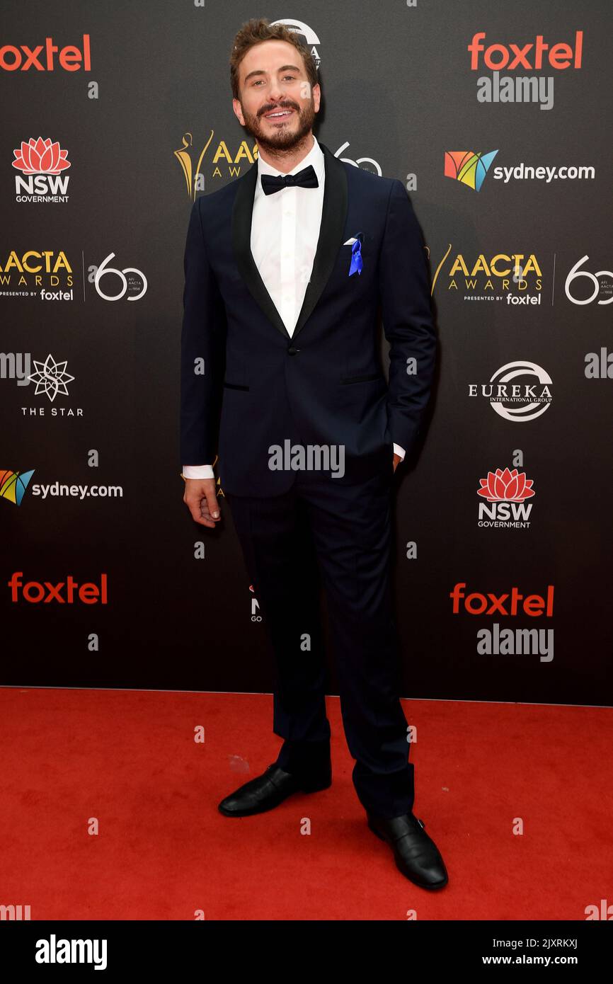 Ryan Corr arrives at the AACTA Awards at The Star, in Sydney, Wednesday ...