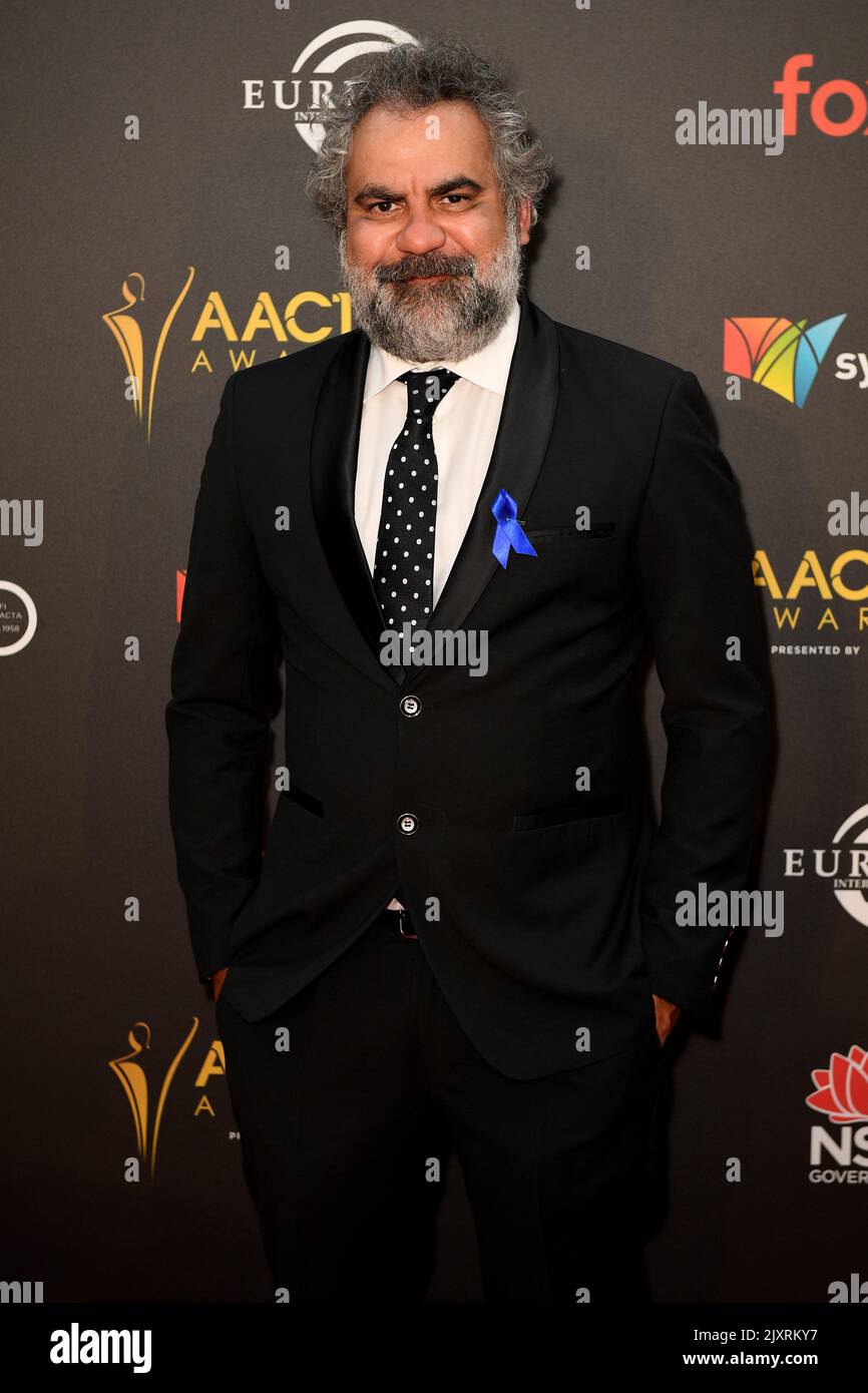 Wayne Blair arrives at the AACTA Awards at The Star, in Sydney ...
