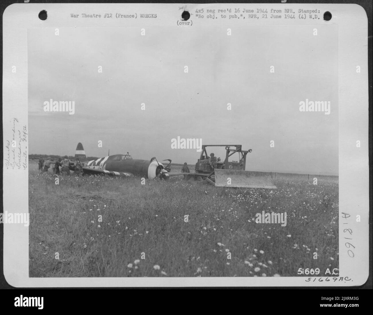 Fighter plane crash ground Black and White Stock Photos & Images - Alamy