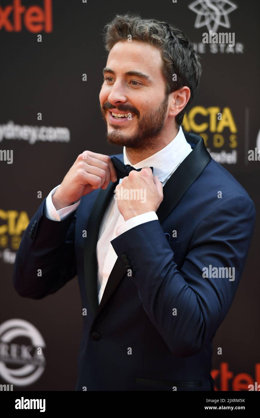 Ryan Corr arrives at the AACTA Awards at The Star, in Sydney, Wednesday ...