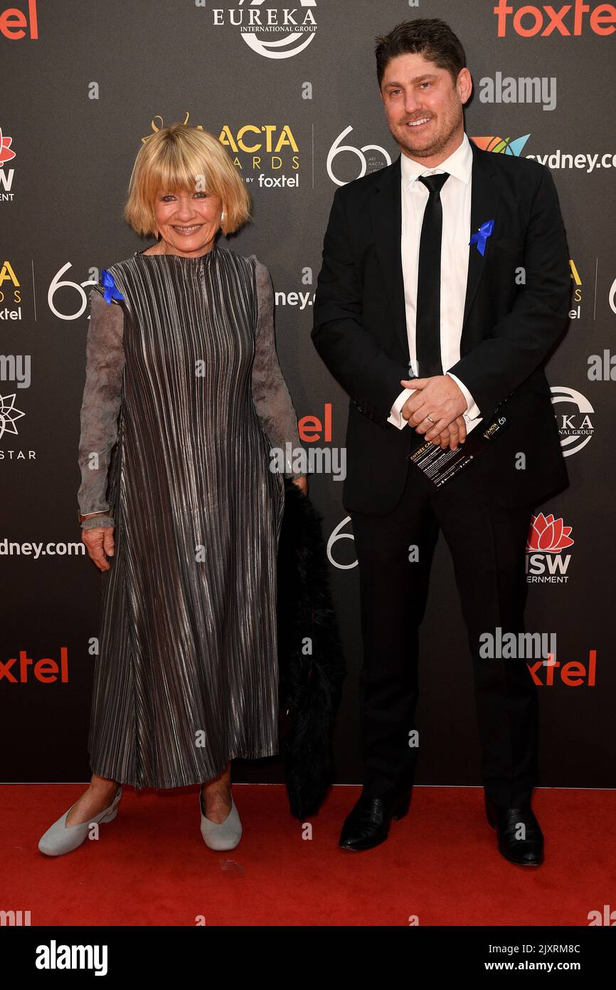 Margaret and Josh Pomeranz arrive at the AACTA Awards at The Star, in ...