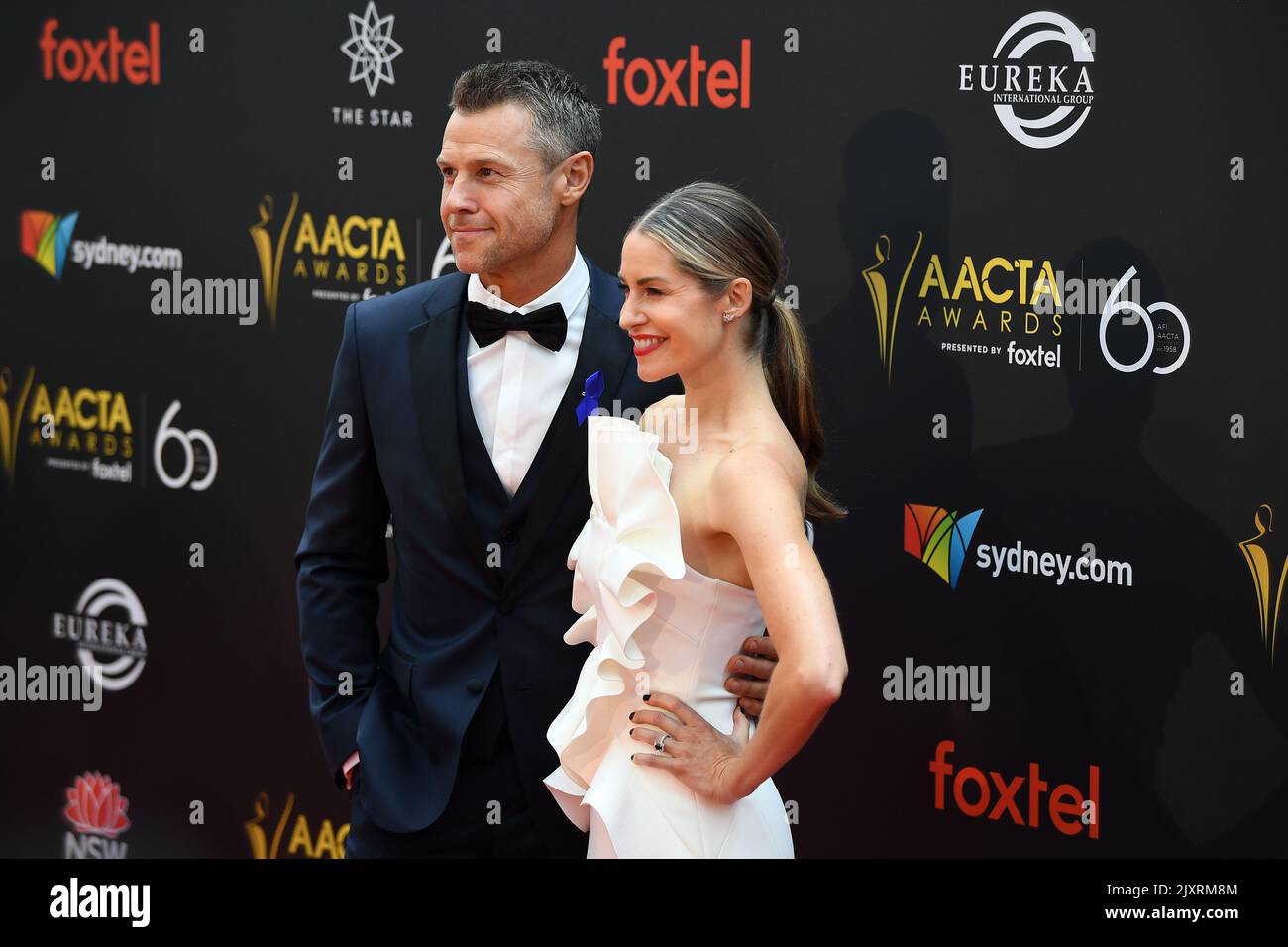Rodger Corser and Renae Berry arrive at the AACTA Awards at The Star ...