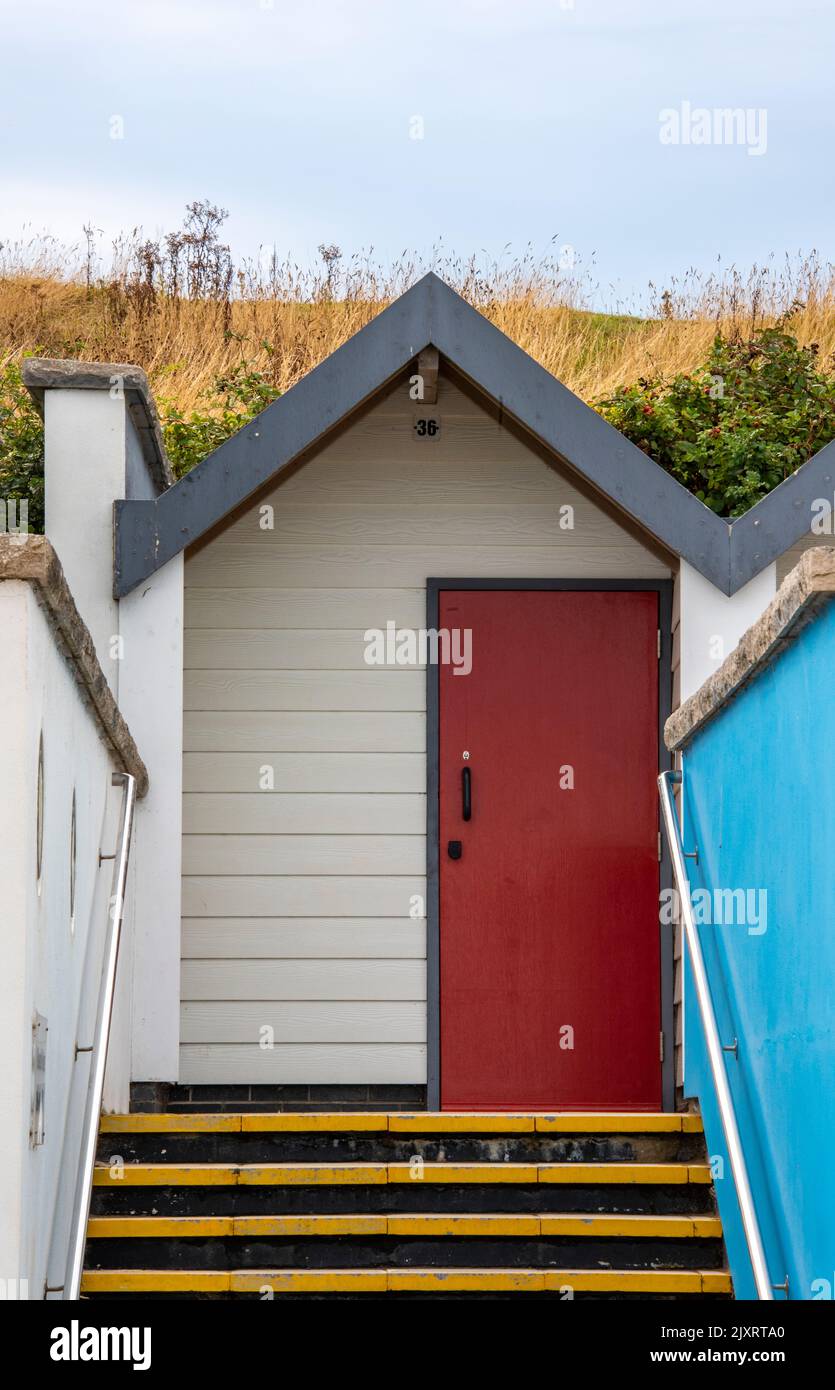 modern beach huts at the seaside at wareham on the isle of purbeck indorset, wooden beach huts ...