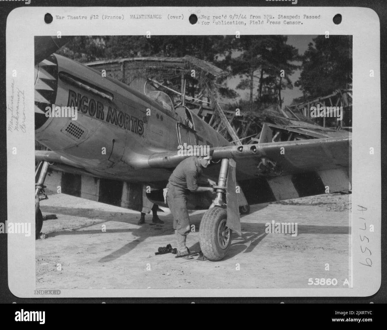 S/Sgt. Harold Staugler, crew chief, of Fort Recovery, Ohio, checks the ...