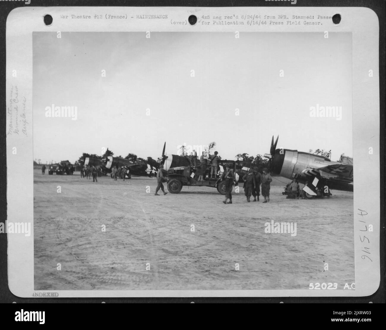 First fighter-bomber planes Republic P-47 Thunderbolts of 9th Air Force ...