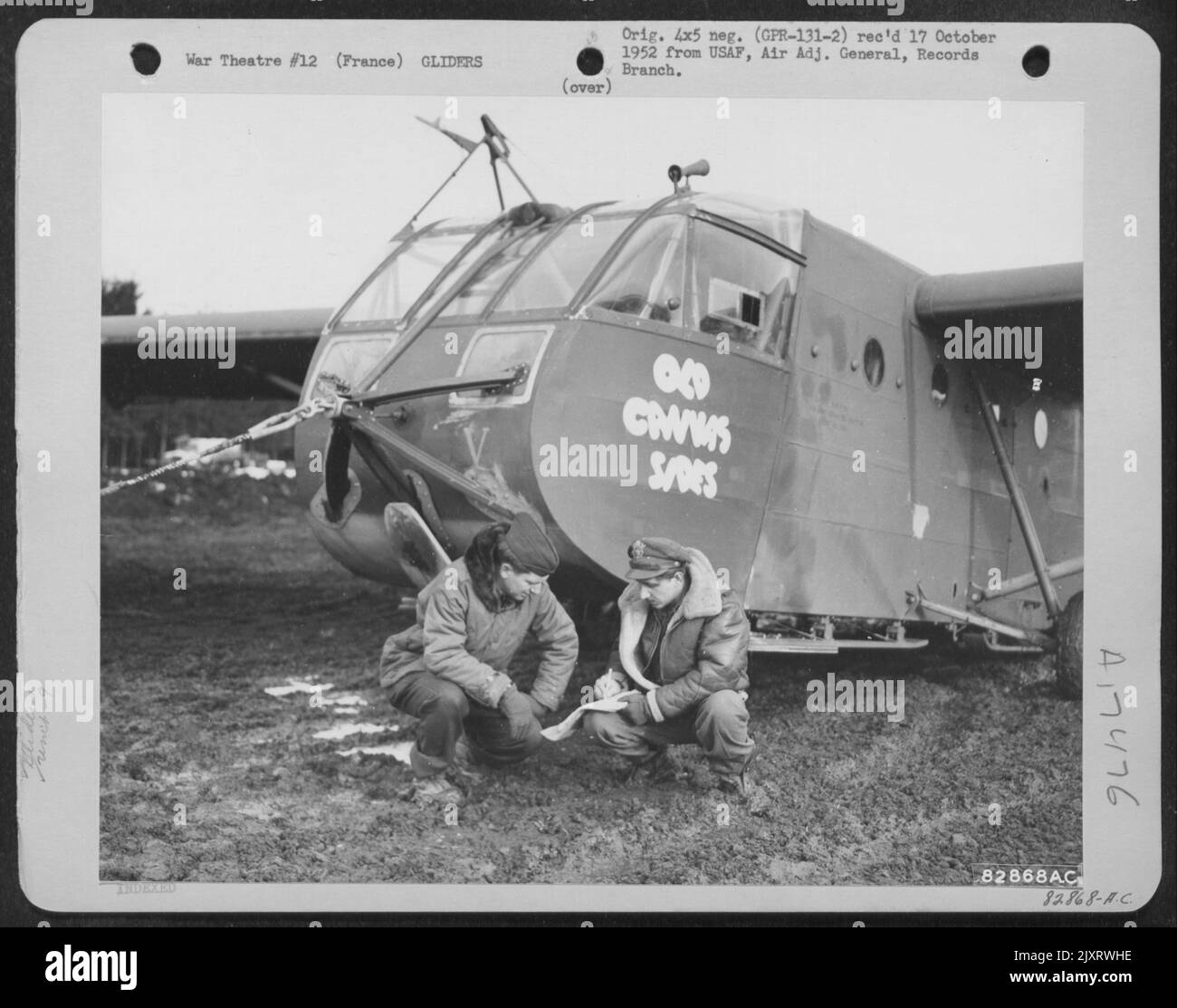 Pilot And Co-Pilot Of The 9Th Troop Carrier Command Discuss Mission ...