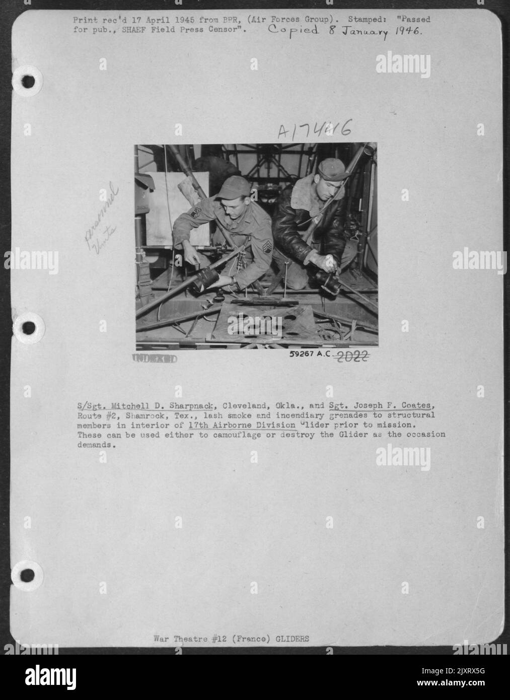 Sgt d mitchell Black and White Stock Photos & Images - Alamy