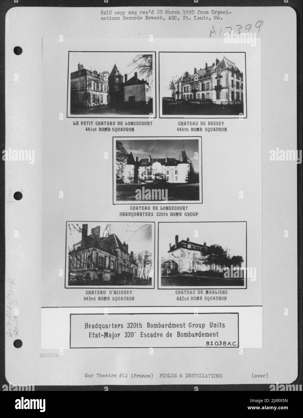 Headquarters Buildings Of The 320Th Bombardment Group Units, 42Nd Bomb ...