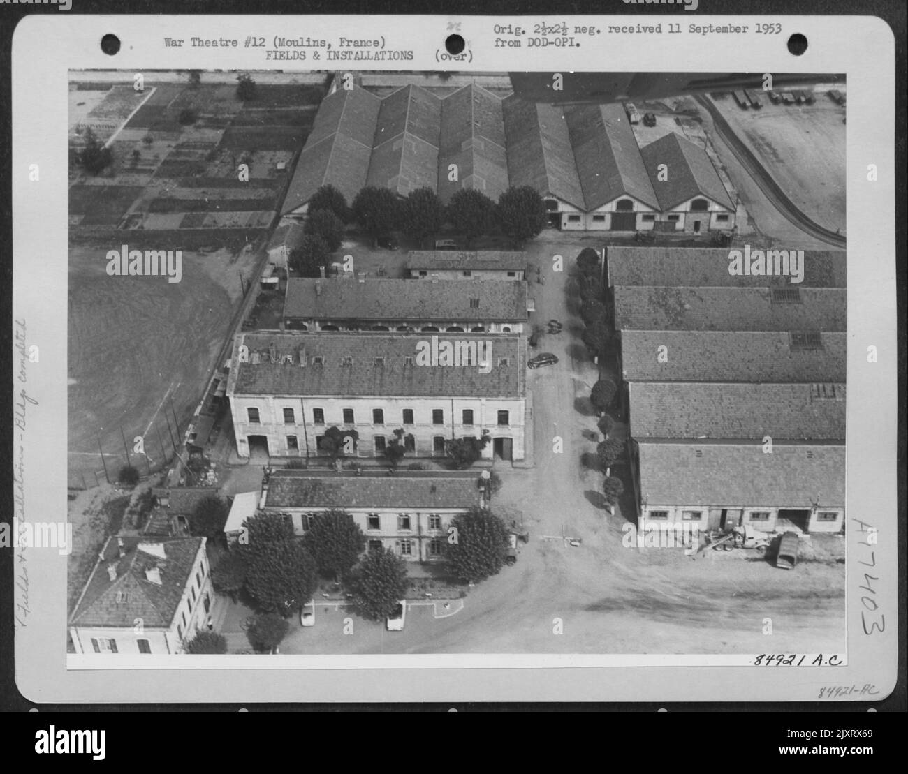 Moulins, France -- This Aerial View Of Moulins Sub Depot Clearly Shows ...