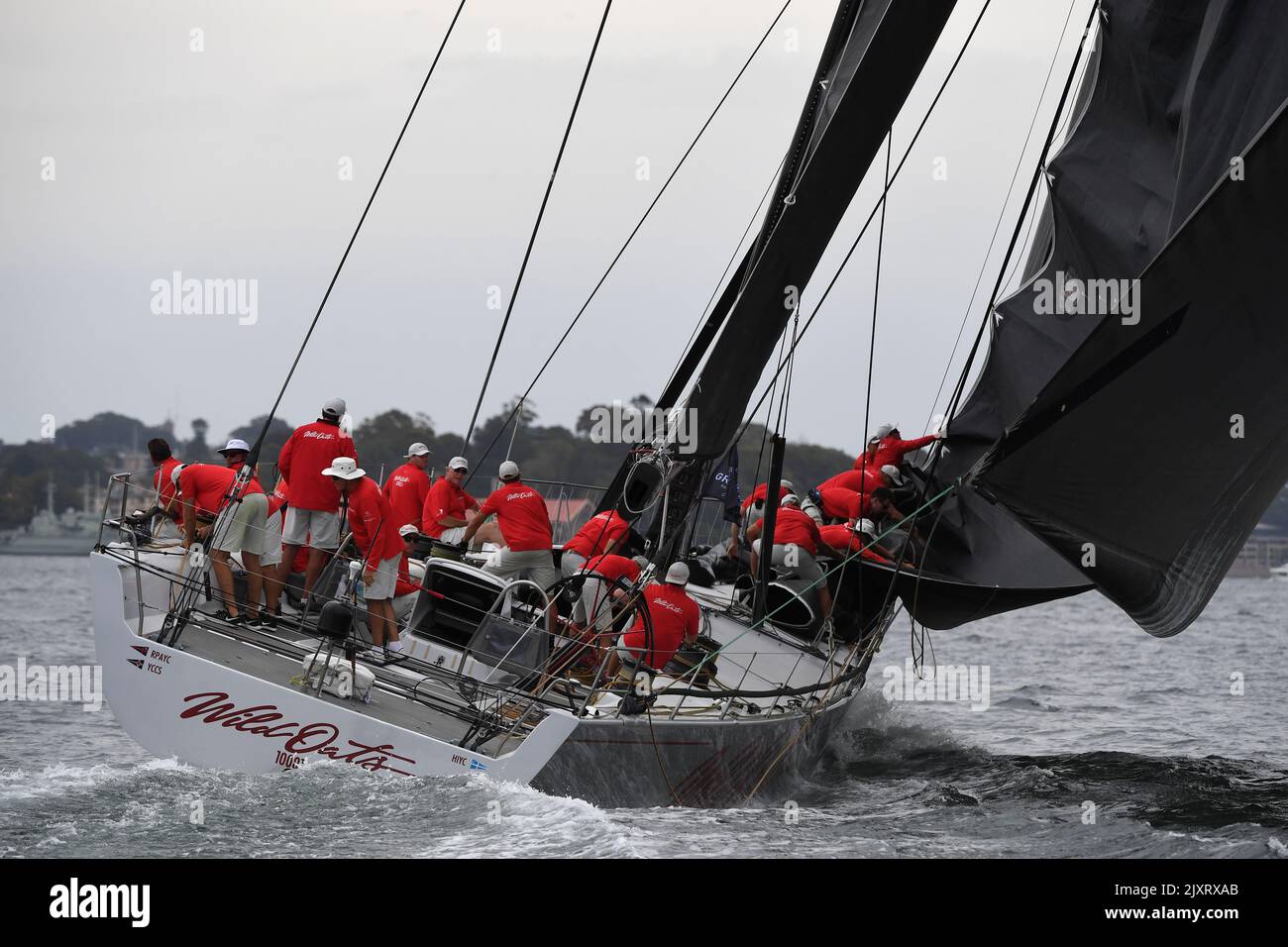 Wild Oats XI wins line honours during the SOLAS Big Boat Challenge on ...
