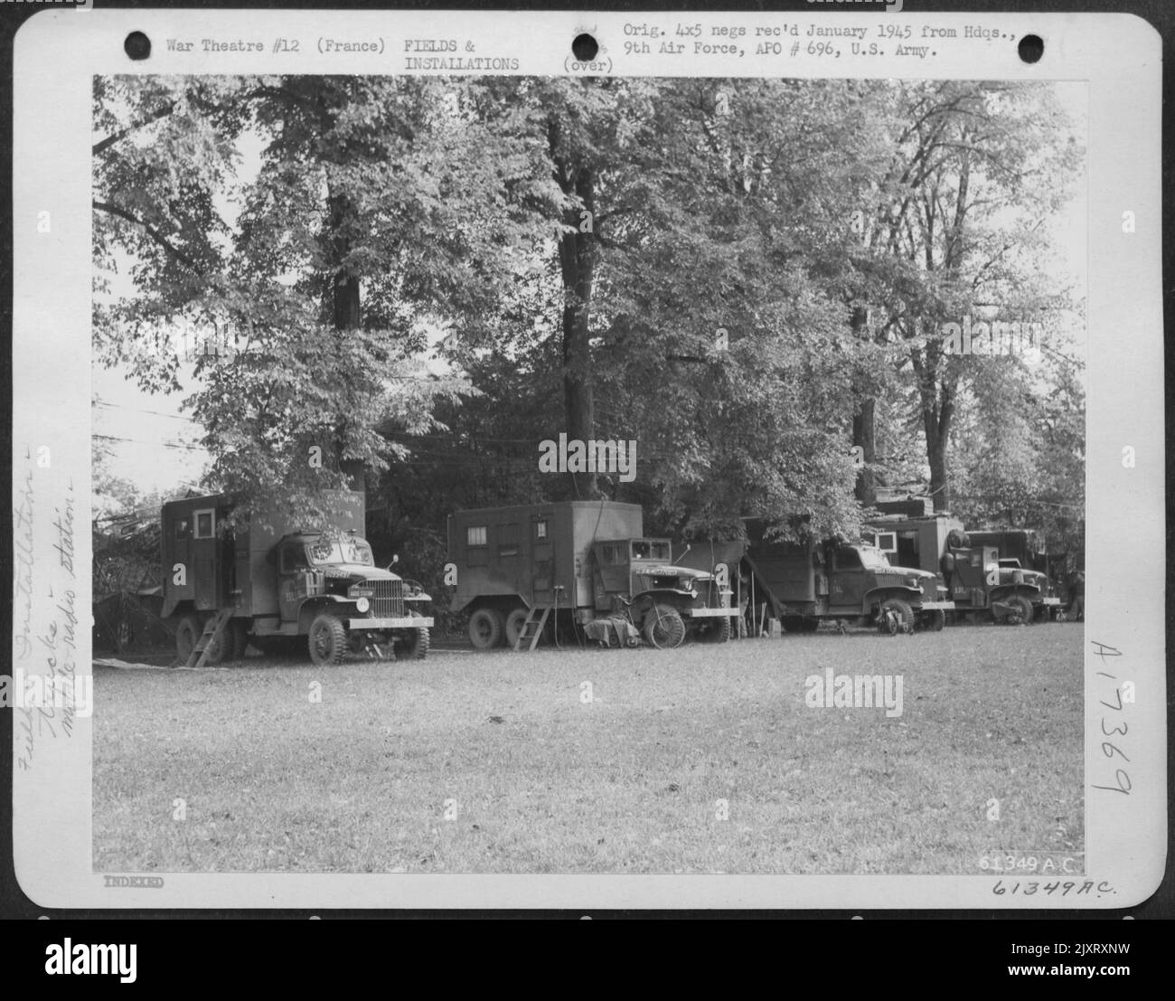 Signal Operation Vans Of The Xxix Tactical Air Command, Headquarters ...