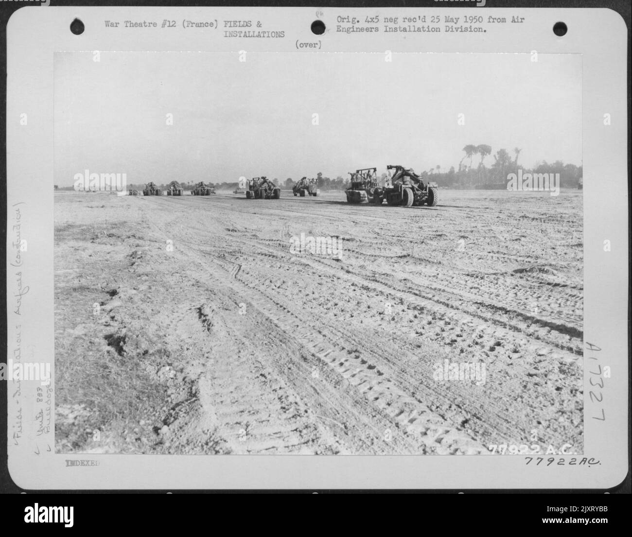 Heavy Equipment, Operated By Men Of The 833Rd Engineer Aviation ...