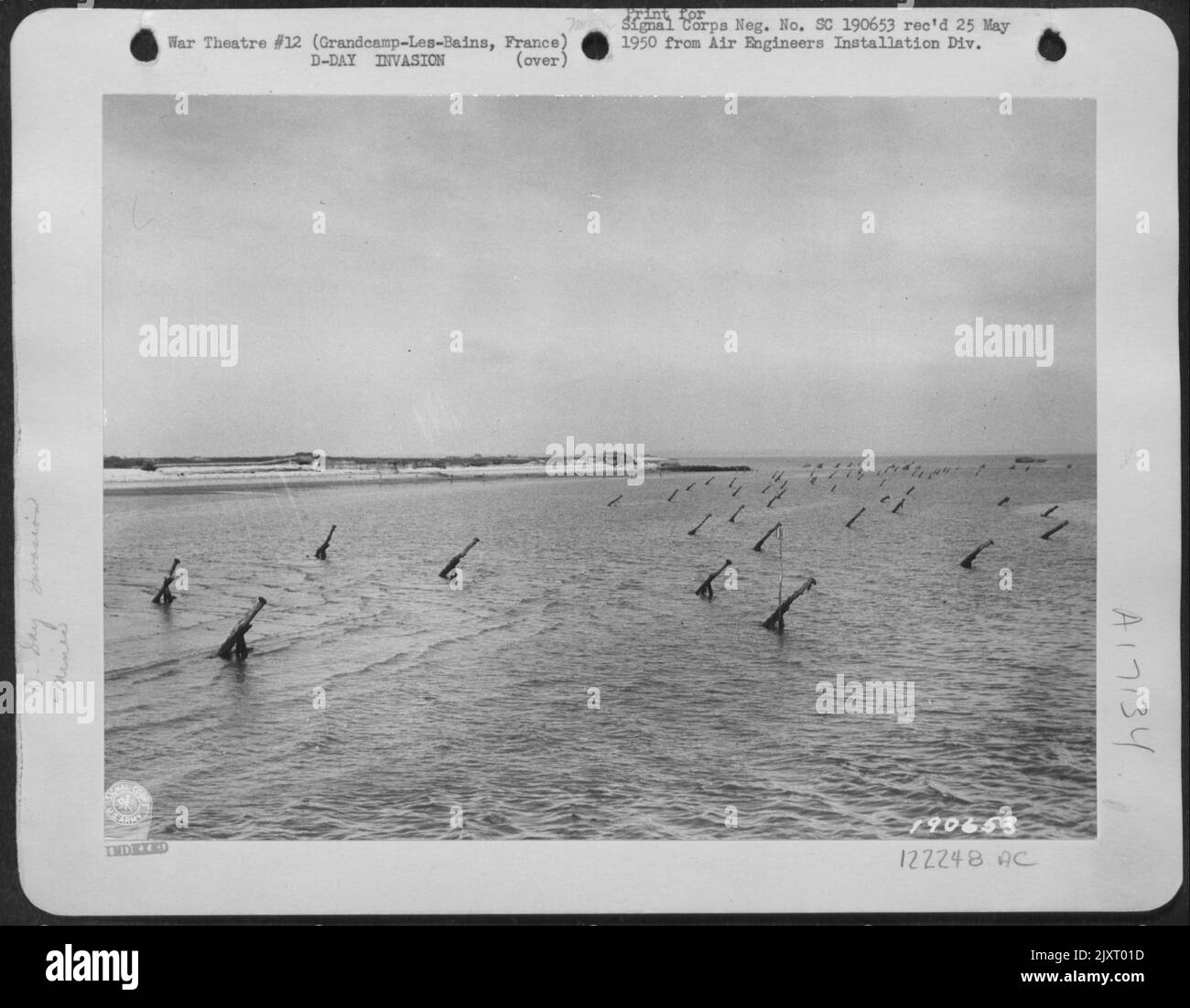Obstacles In The Invasion....This Photo, Made At Low Tide On The ...