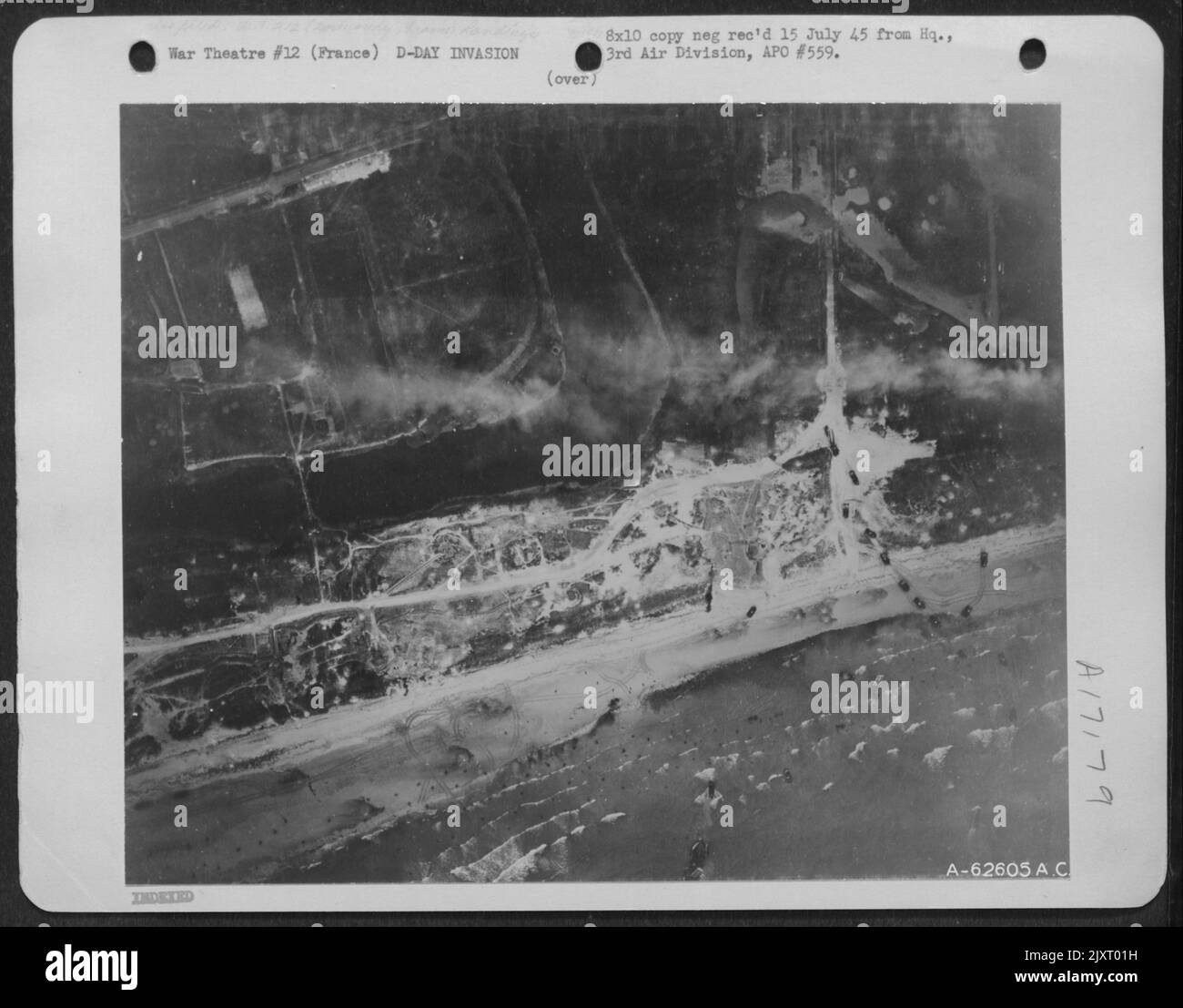 Men And Assault Vehicles Storm The Beaches Of Normandy As Allied ...