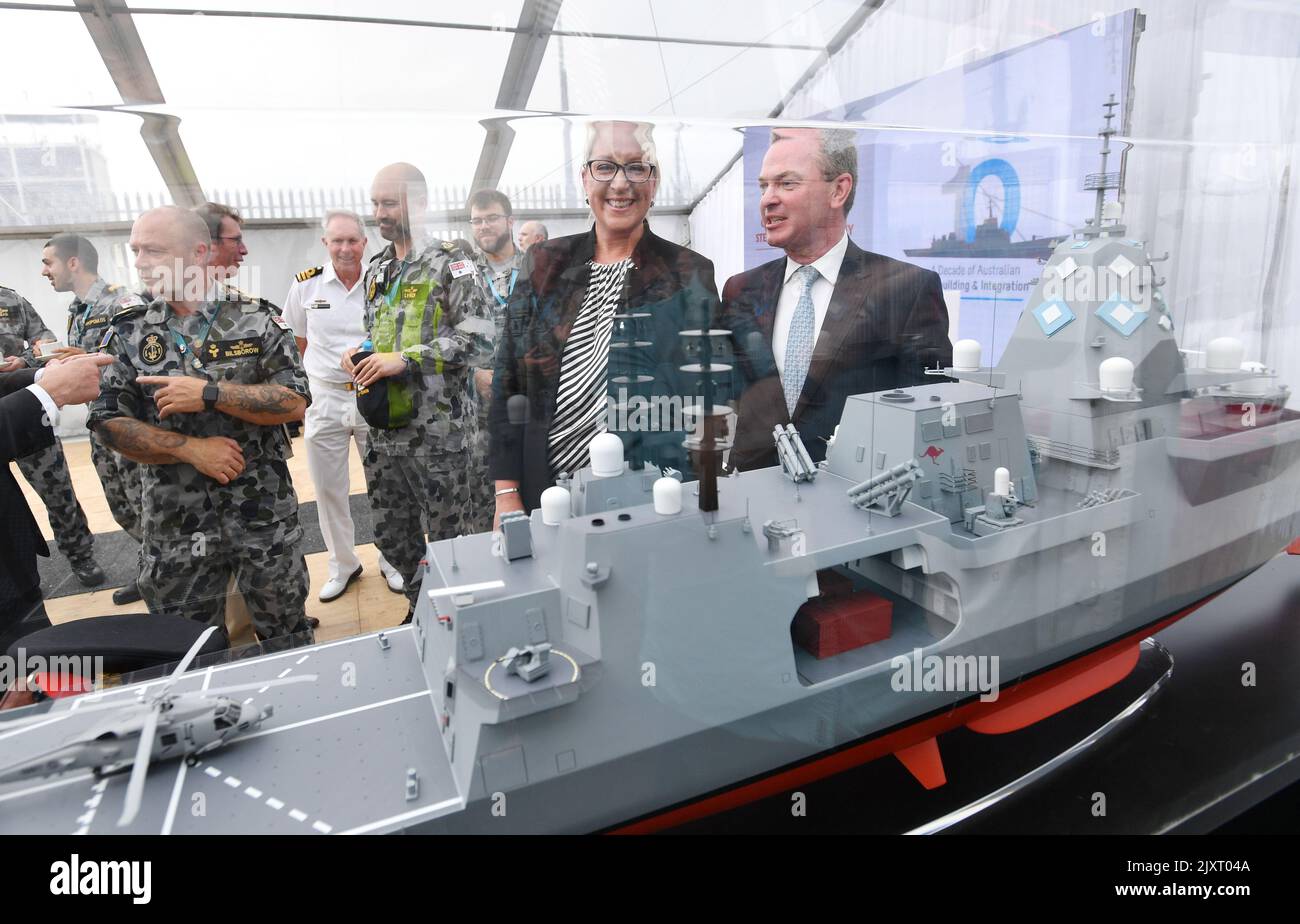 BAE Systems Australia, Chief Executive Gabby Costigan and Minister for Defence, the Hon ...